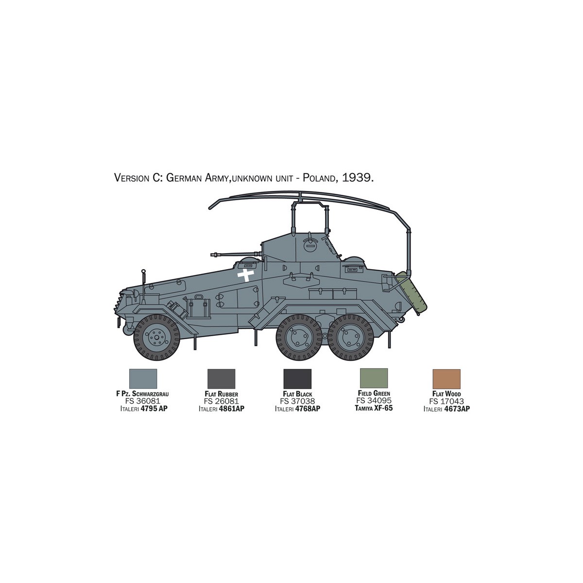 Vehicle Sd.Kfz.232 6-Rad 1/35 Italeri - I6433